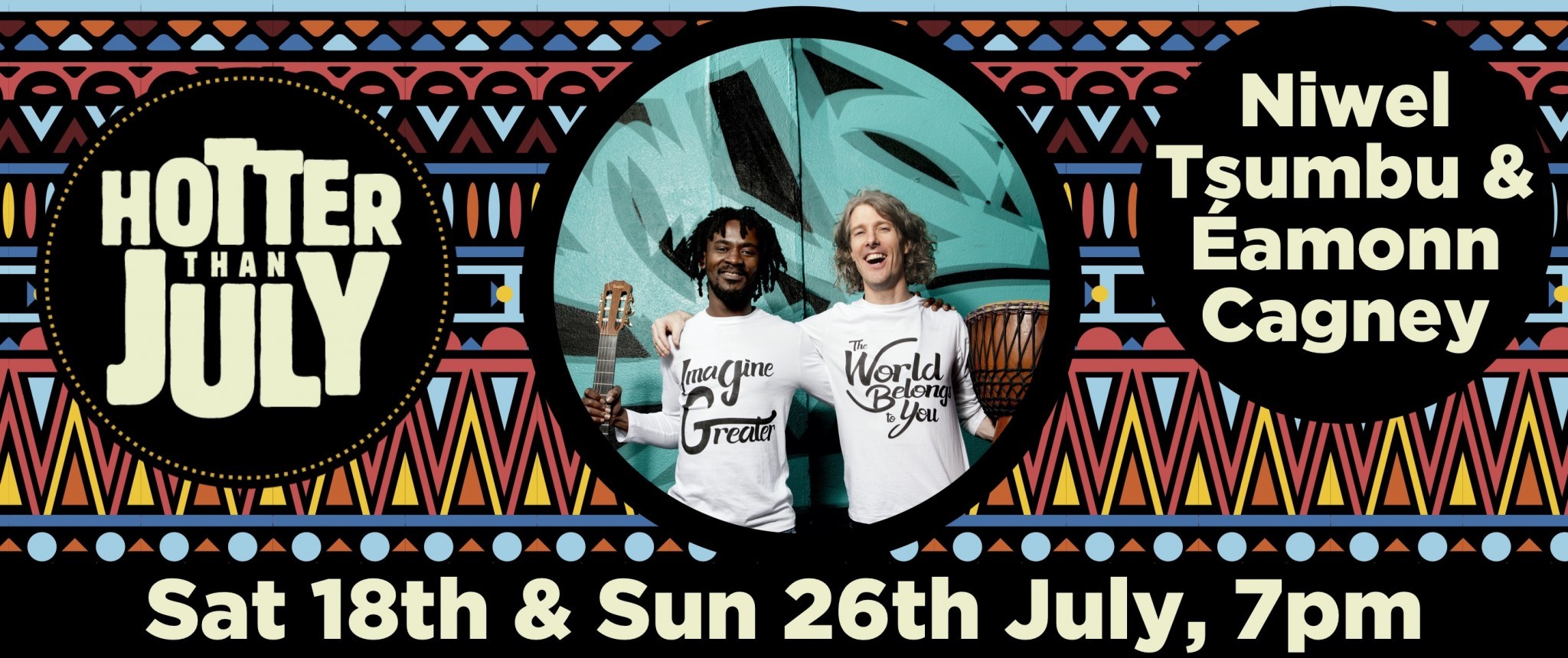 Niwel Tsumbu & Éamonn Cagney Duo at Hotter than July online ...